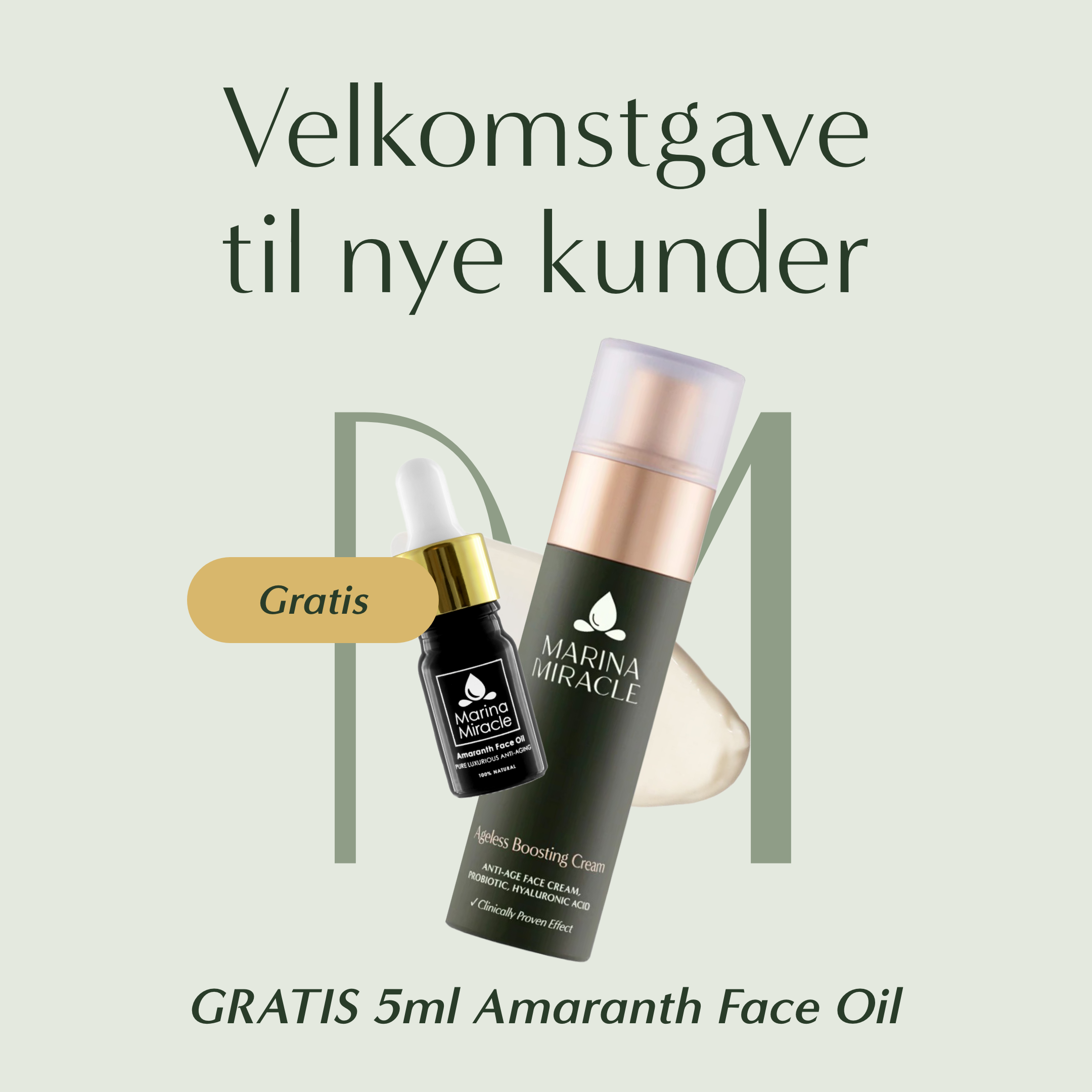 Få med Amaranth Face Oil i velkomstgave! – Marina Miracle